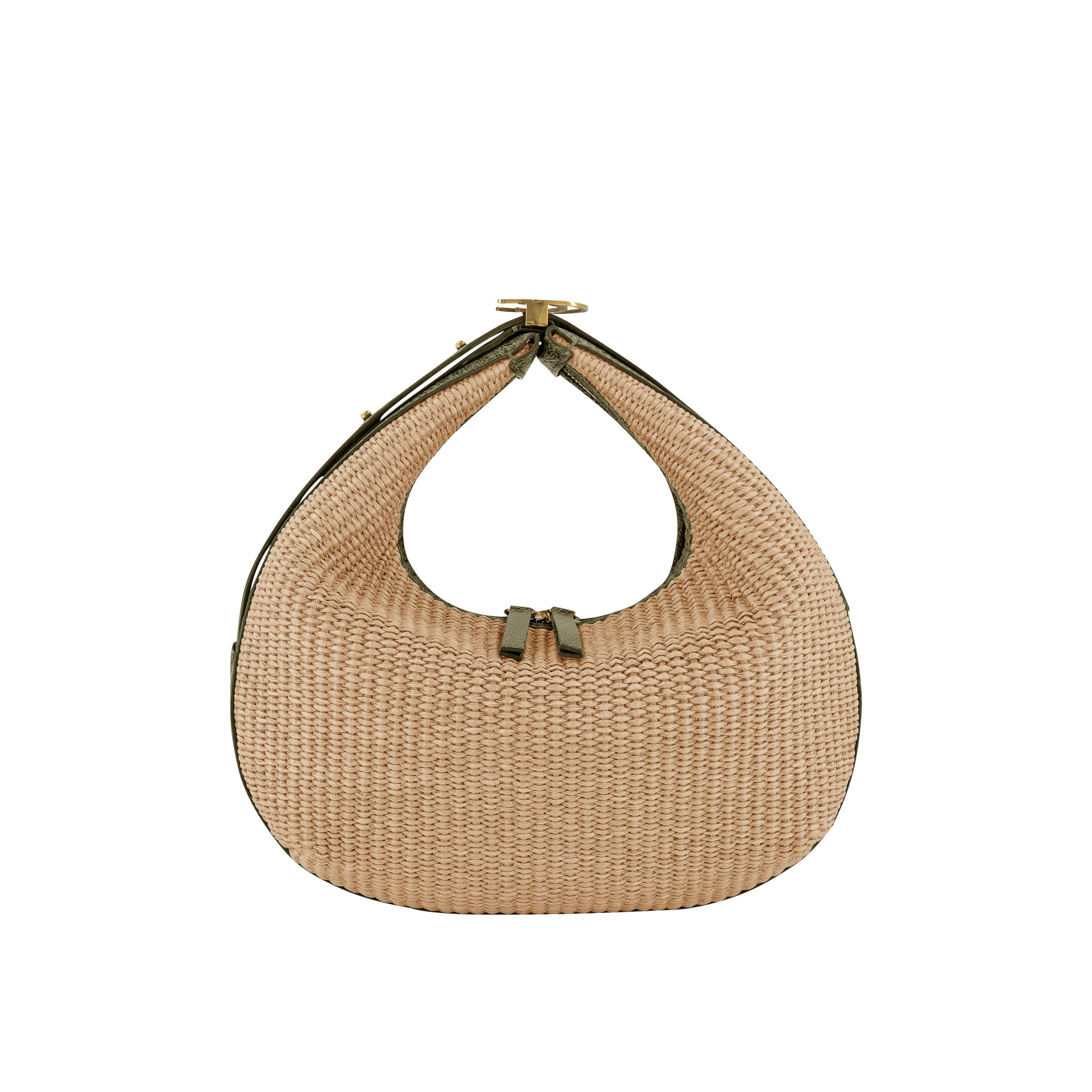 Aspen in Forest Green Ostrich Leg & Natural Raffia – Cape Cobra ...